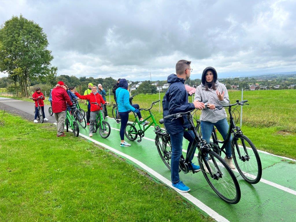 Study visit to the award-winning greenway Line-38, and Racour station ...